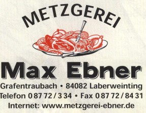 Metzgerei Ebner - Kontakt
